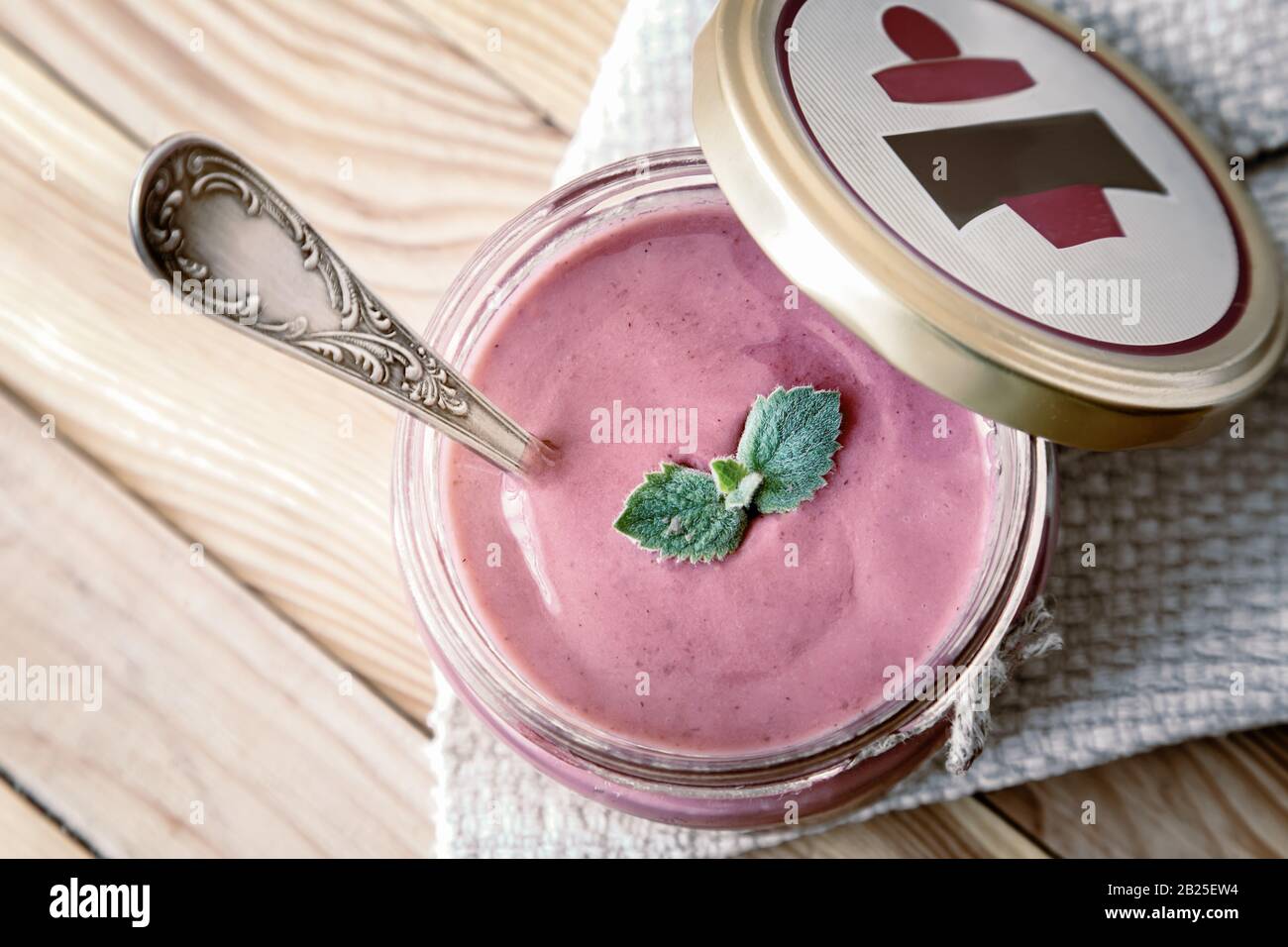 Yogurt cold appetizer from hi-res stock photography and images - Alamy
