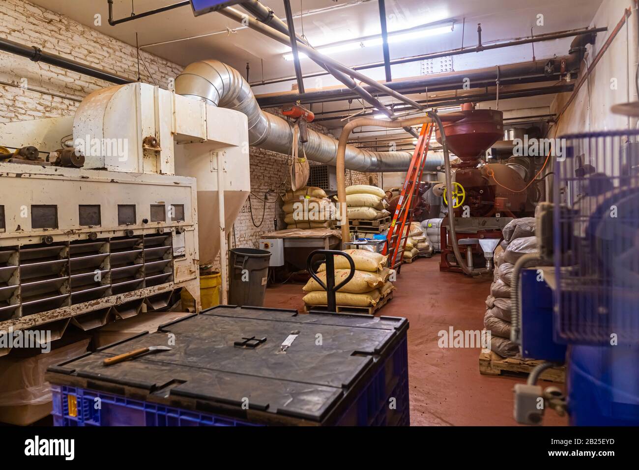 Cambridge MA USA - feb 29 2020 - Inside of a chocolate factory Stock ...