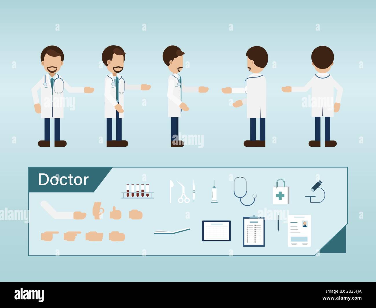 Doctor characters Stock Vector Images - Alamy