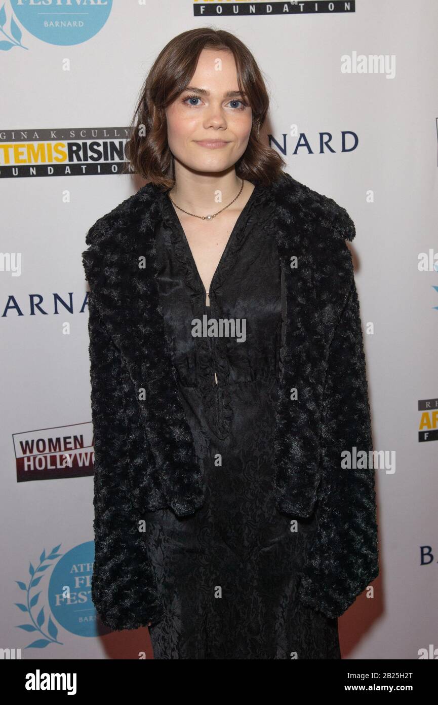 NEW YORK, NY FEBRUARY 29: Oona Laurence attends the Premiere of Netflix ...