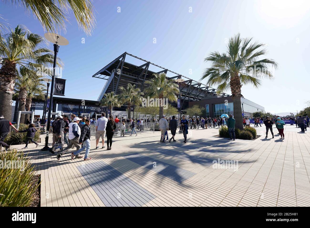 San Jose, United States. 15th Feb, 2020. General view of Earthquakes ...
