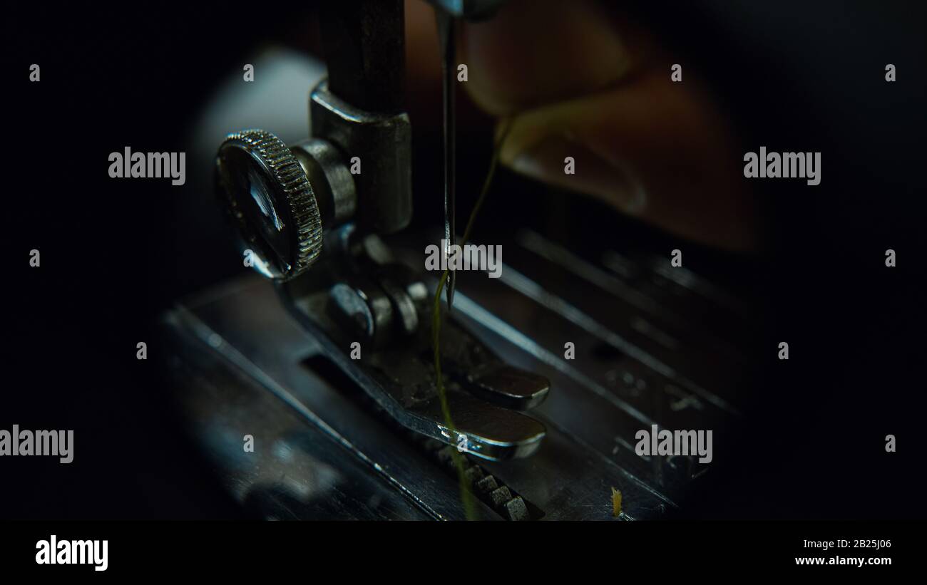 Threading a sewing machine hi-res stock photography and images - Alamy
