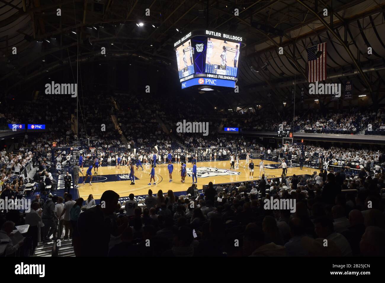Indianapolis, Indiana, USA. 29th Feb, 2020. Historic Hinkle Fieldhouse ...