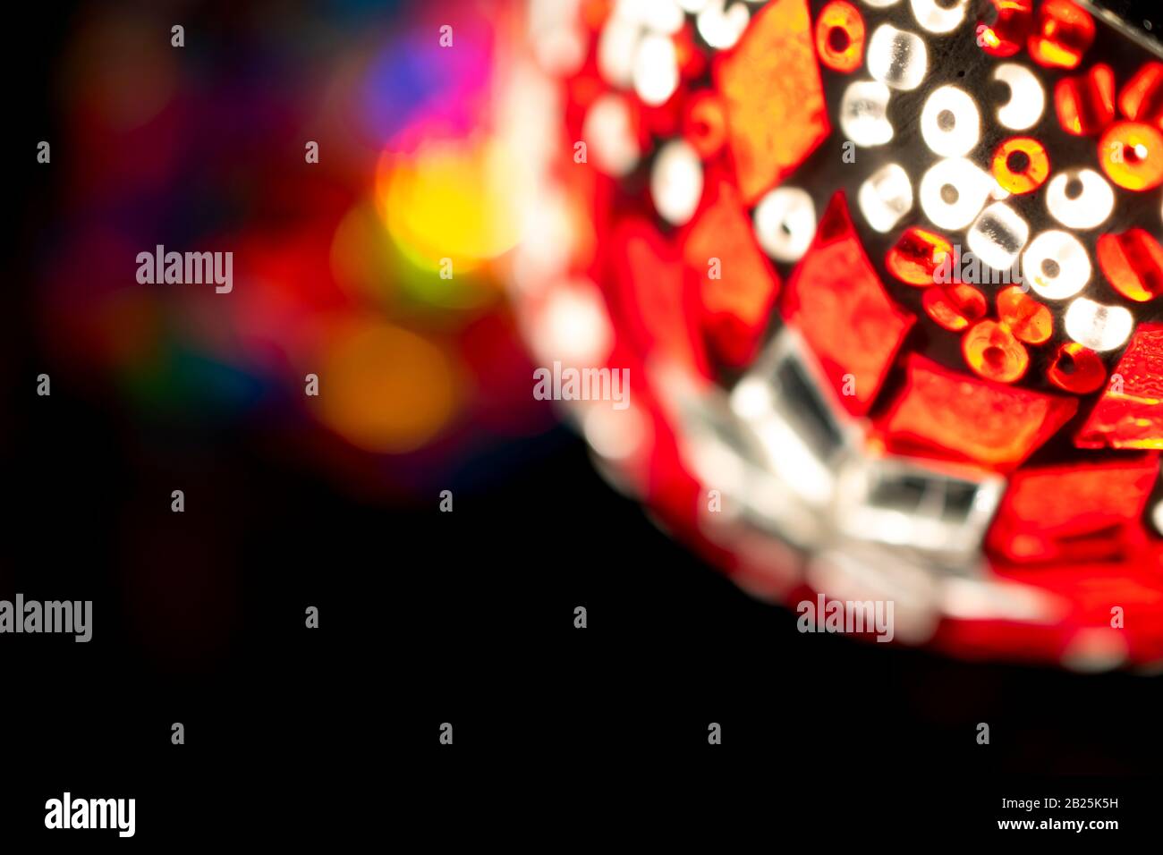 Colorful Lamps with Negative Space Stock Photo - Alamy