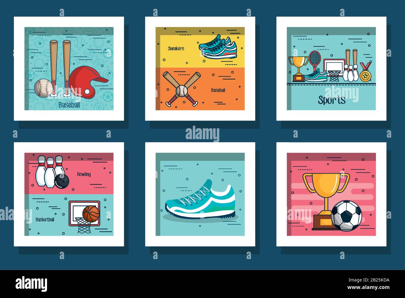 bundle designs of sport icons Stock Vector Image & Art - Alamy
