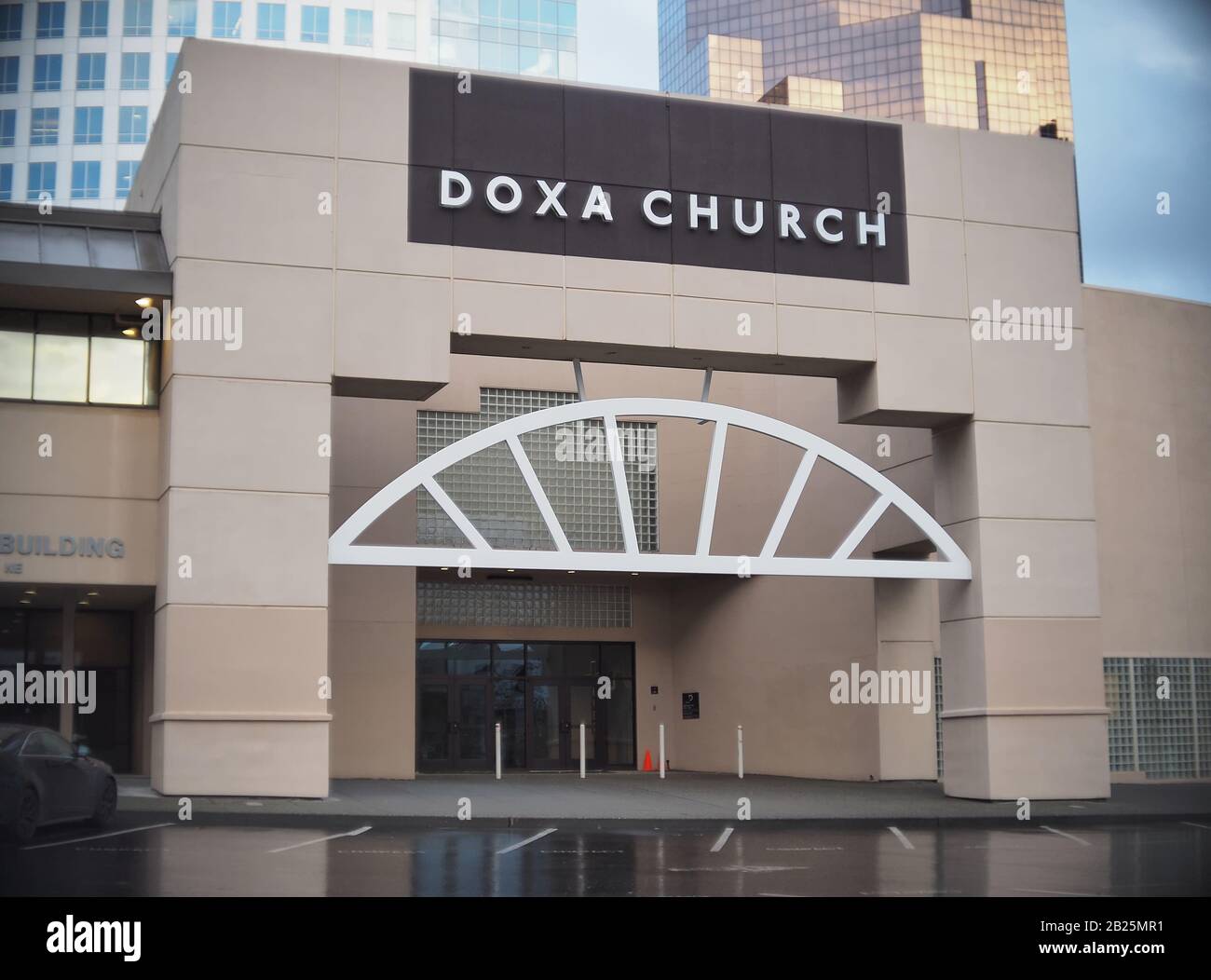 Doxa church building hi-res stock photography and images - Alamy