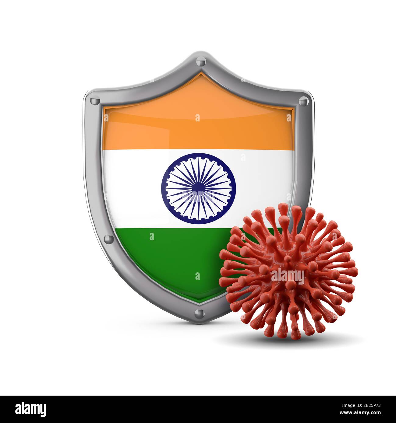 India map flag 3d render hi-res stock photography and images - Alamy