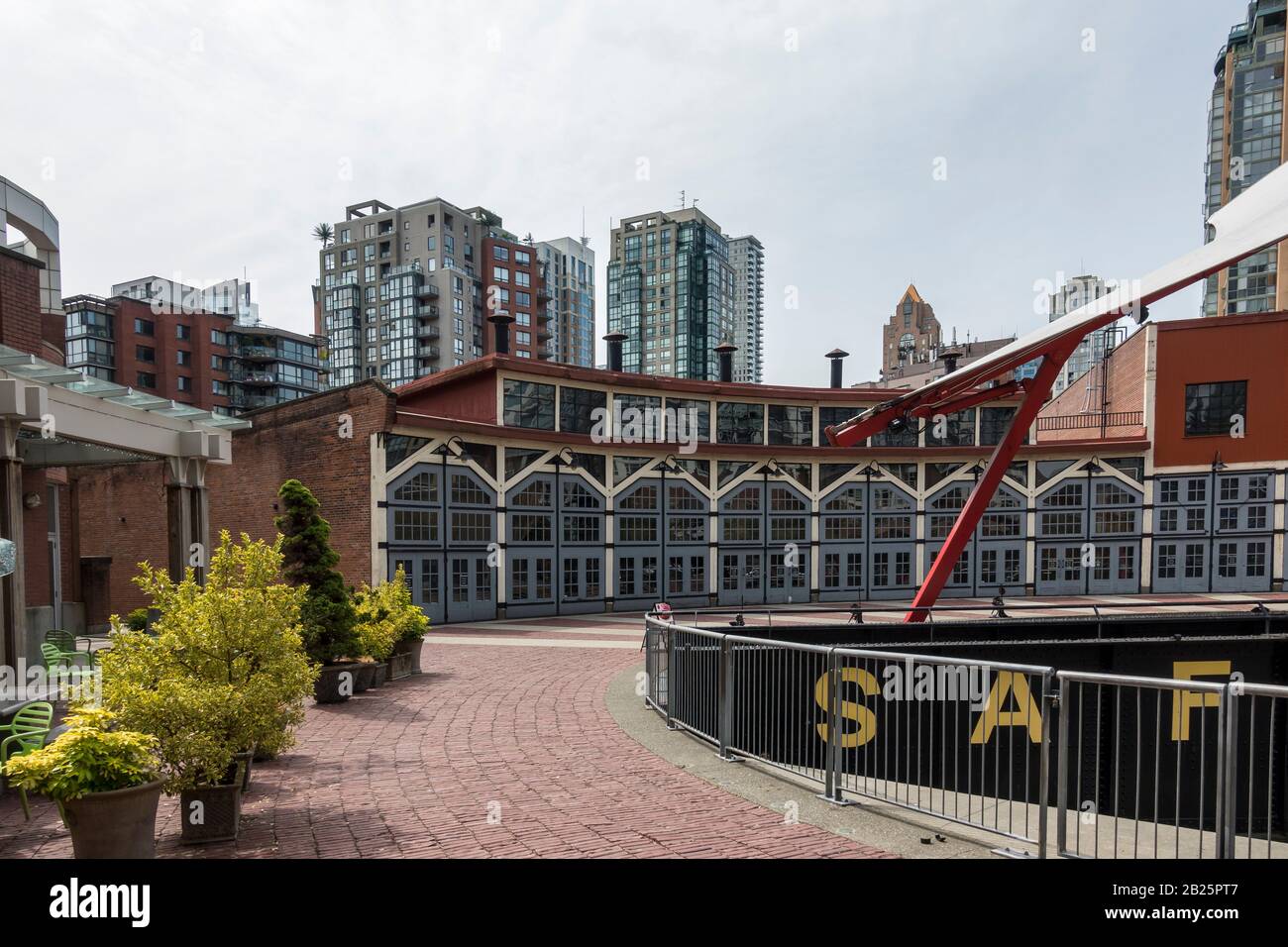 Historic Railway Roundhouse, Yaletown, Vancouver, British Columbia ...