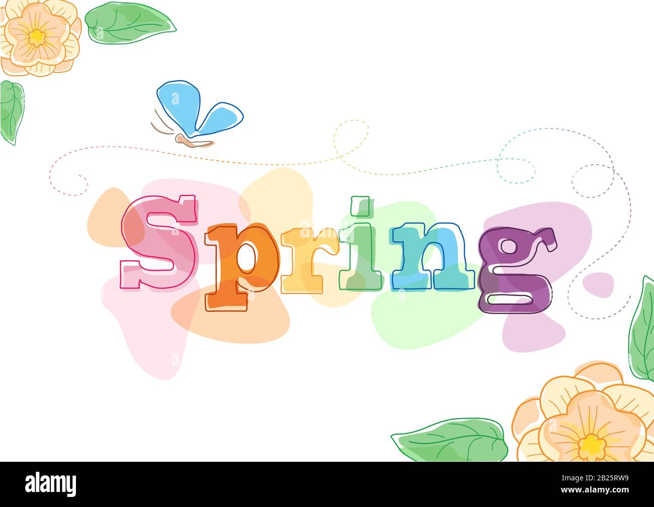 Spring themed Stock Vector Images - Alamy