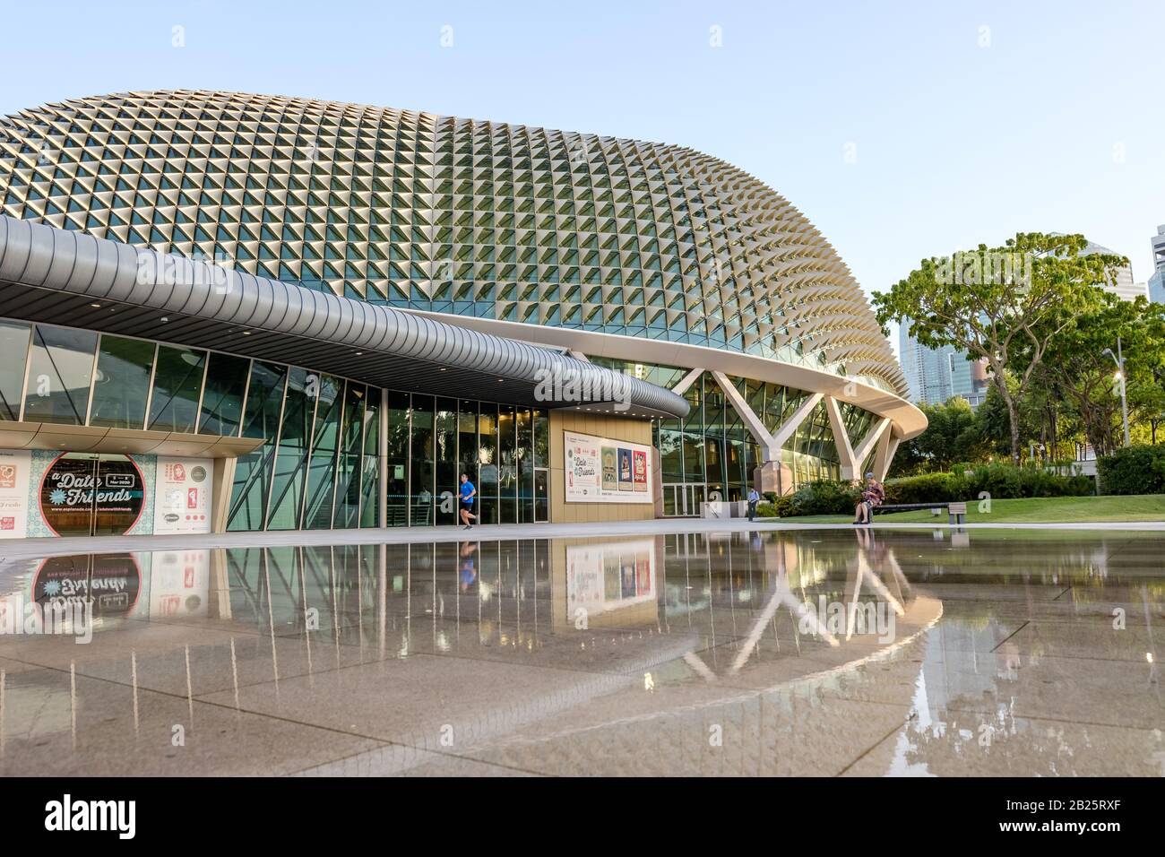 Singapore-26 FEB 2020:The Esplanade Opera building. Know locally as the ...