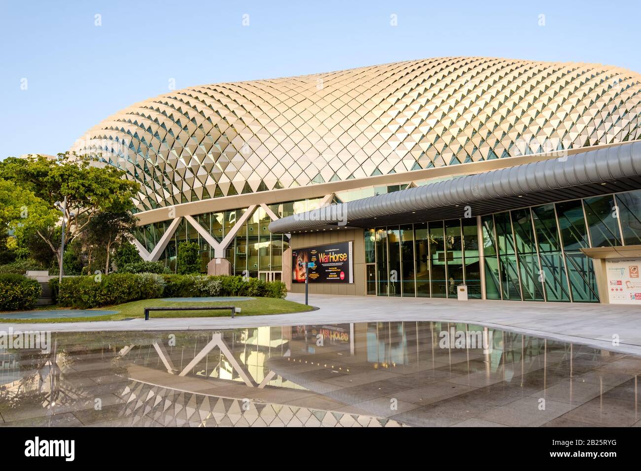 Singapore-26 FEB 2020:The Esplanade Opera building. Know locally as the ...