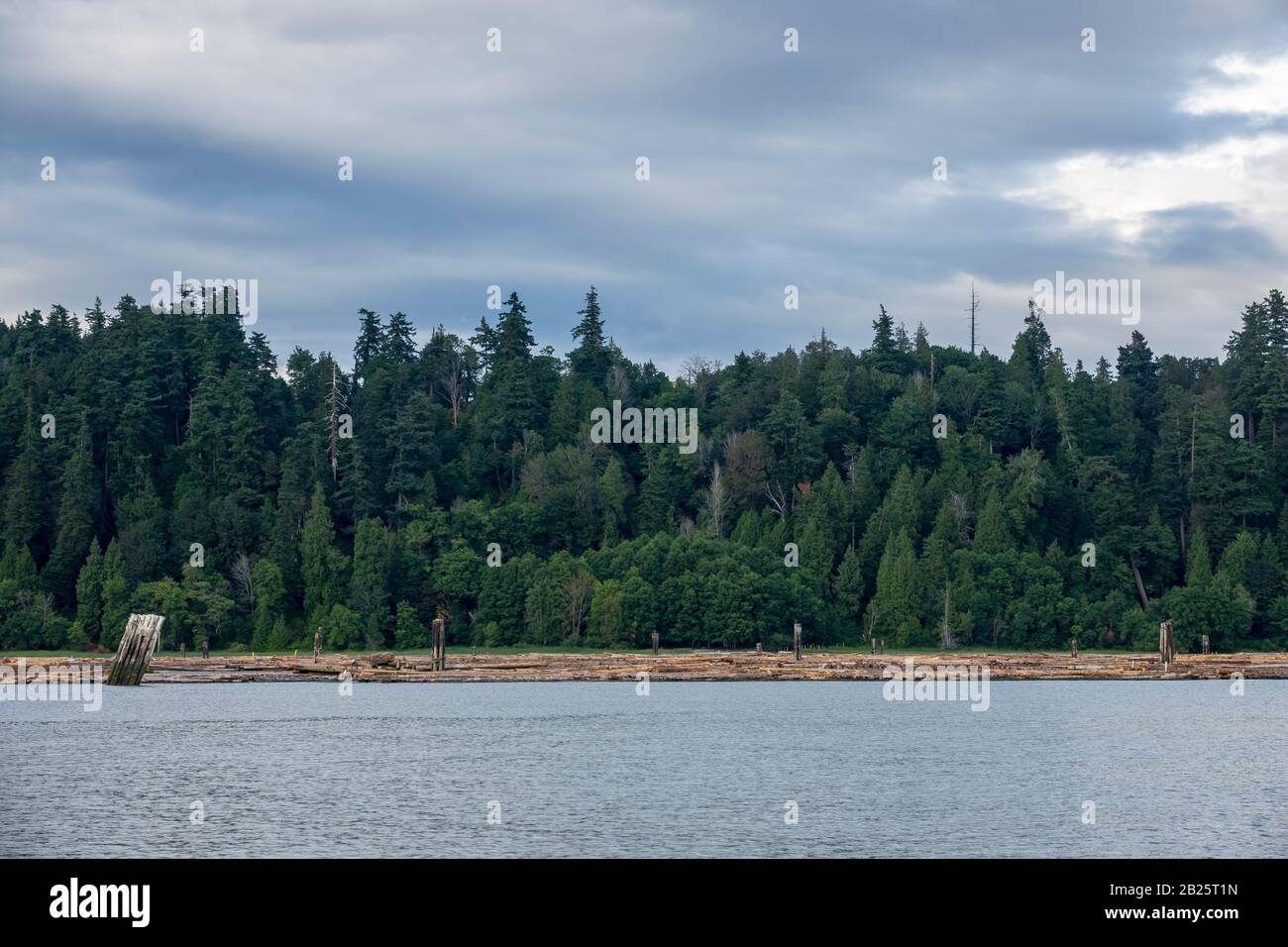 North Arm Jetty off Iona Island, Vancouver Stock Photo - Alamy