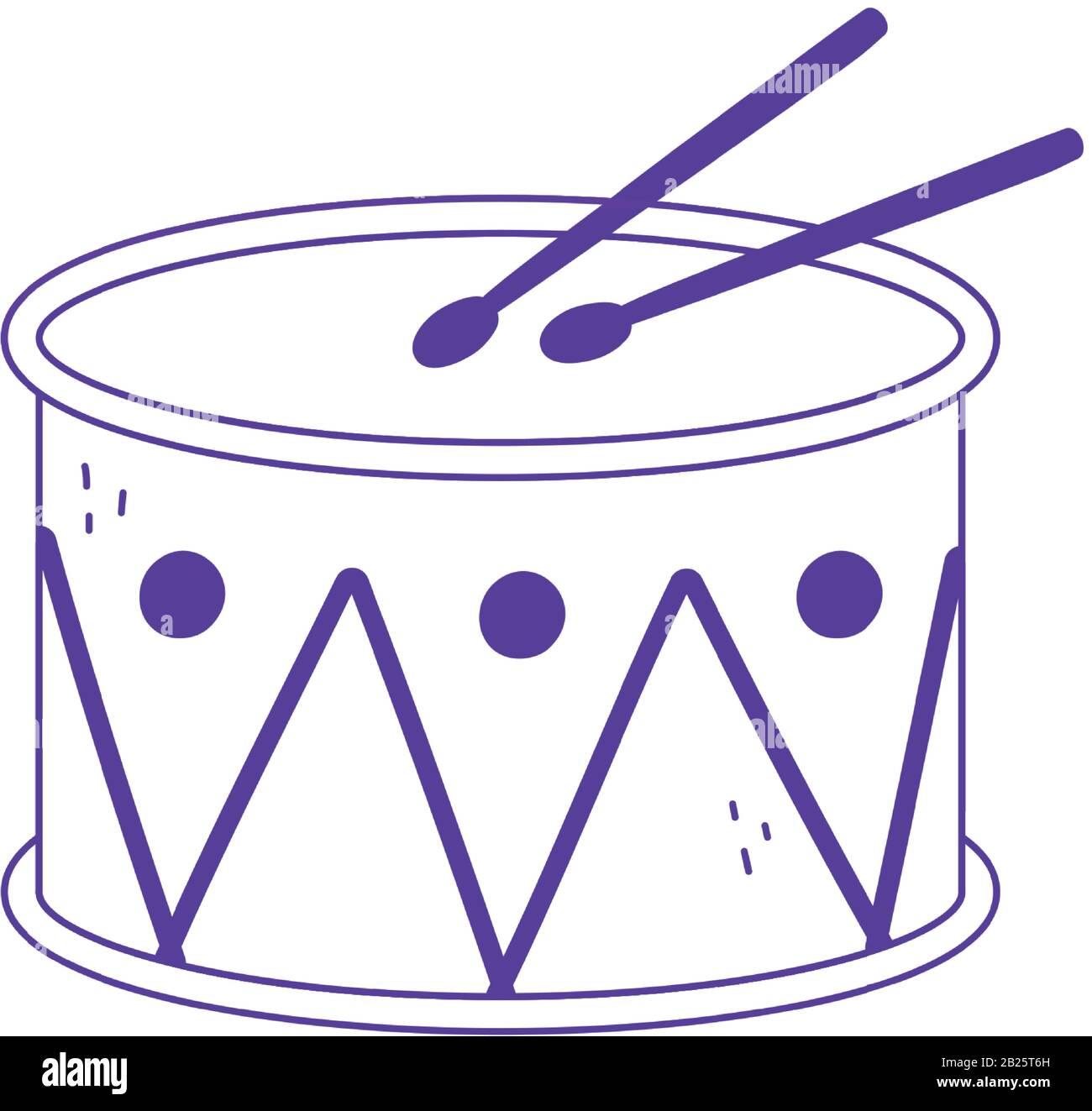 Drum Drawing For Kids