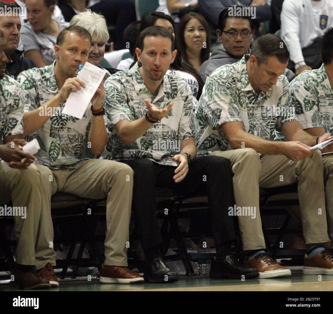 February 29, 2020 - Hawaii Rainbow Warriors head coach Eran Ganot ...