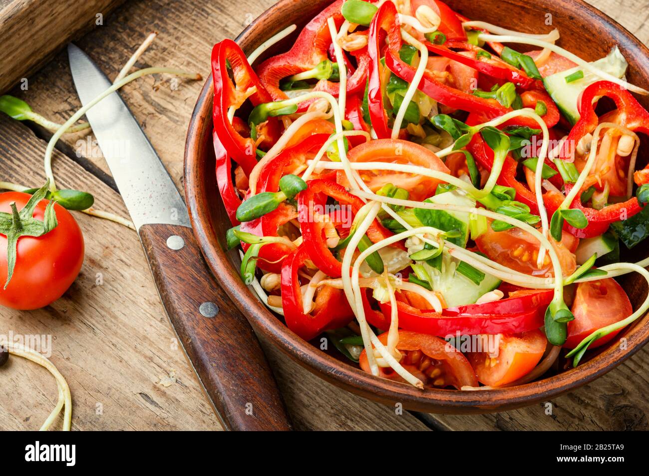 Sunflower sprouts on plate hi-res stock photography and images - Alamy