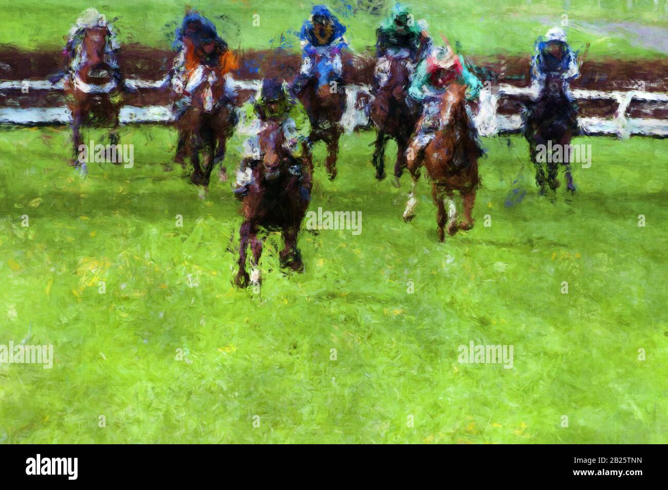 Race art hi-res stock photography and images - Alamy