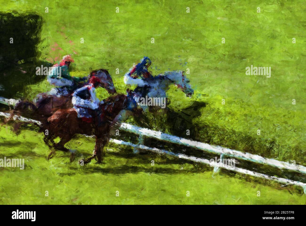 Race art hi-res stock photography and images - Alamy