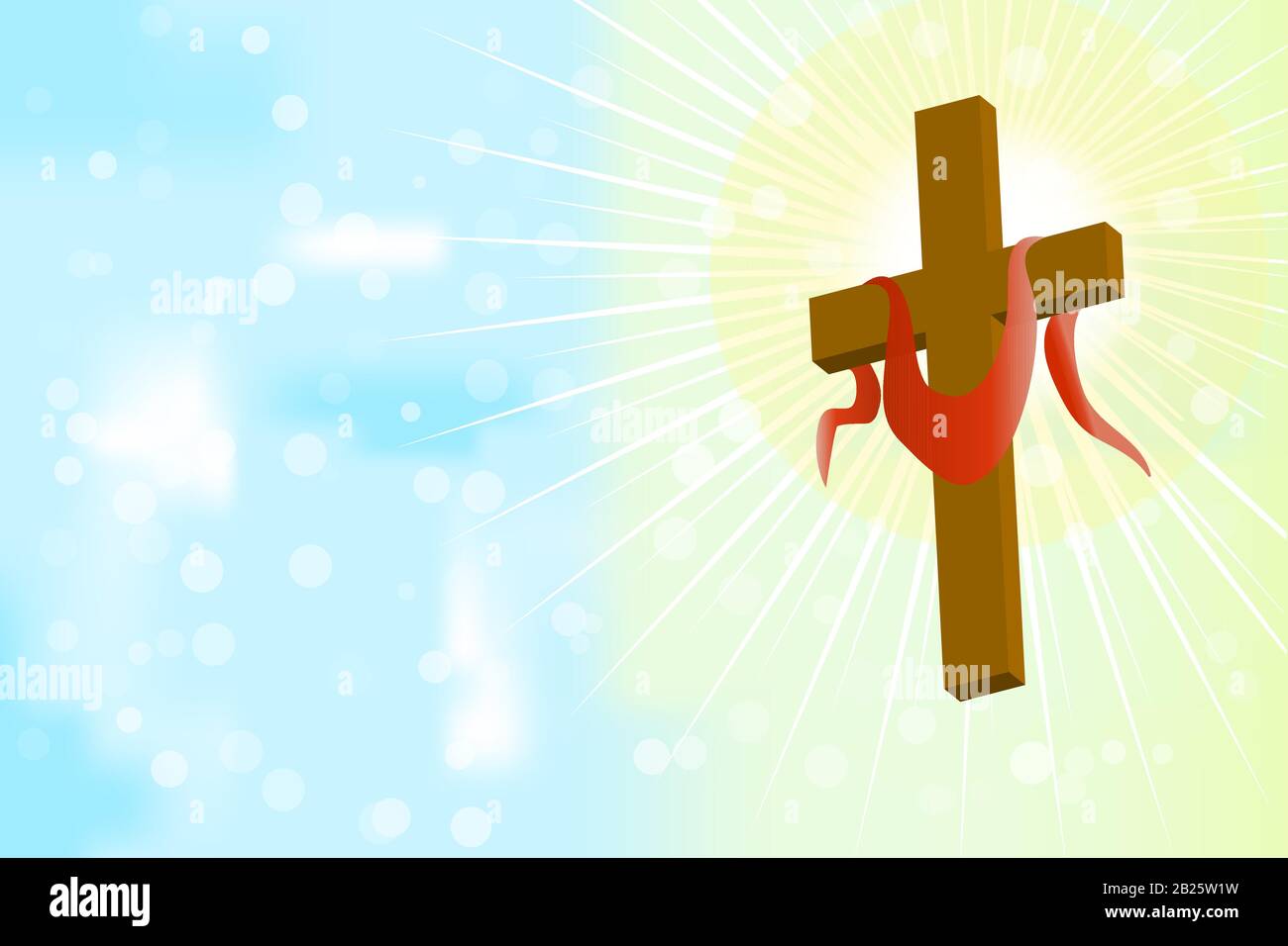 Risen christ cross Stock Vector Images - Alamy