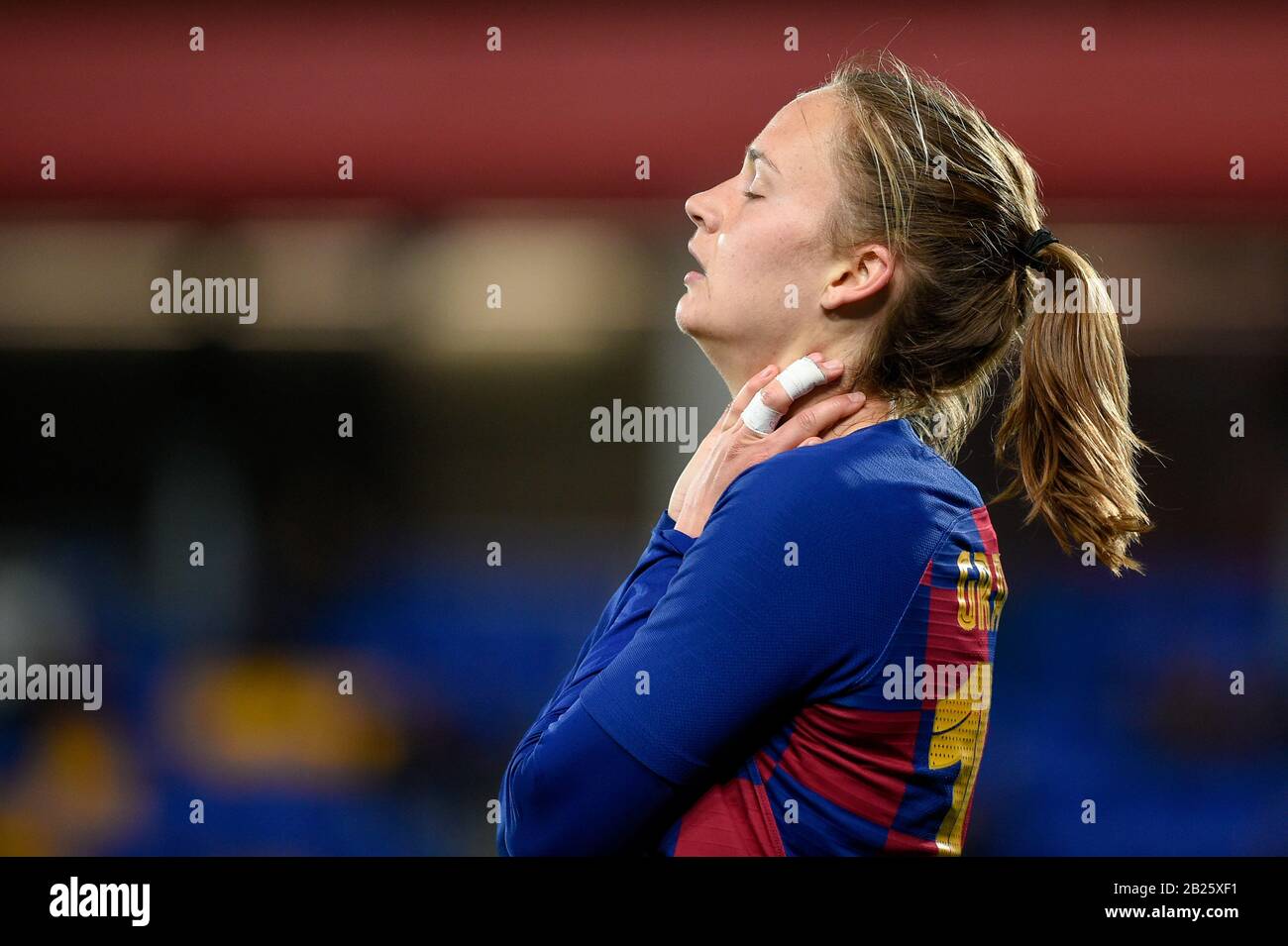 Graham of FC Barcelona during Spanish Copa de la Reina quarter final ...