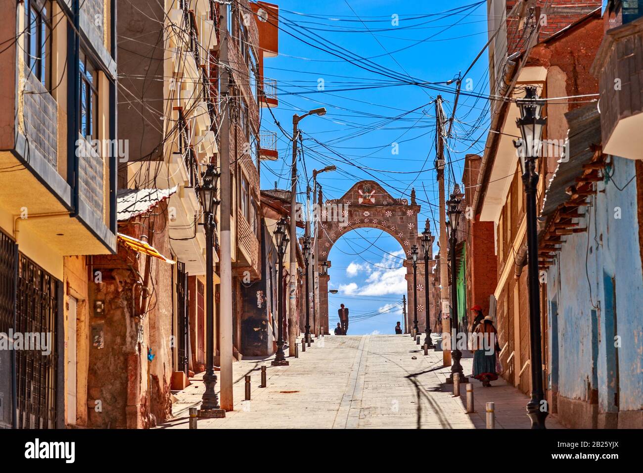 Main street puno peru hi-res stock photography and images - Alamy