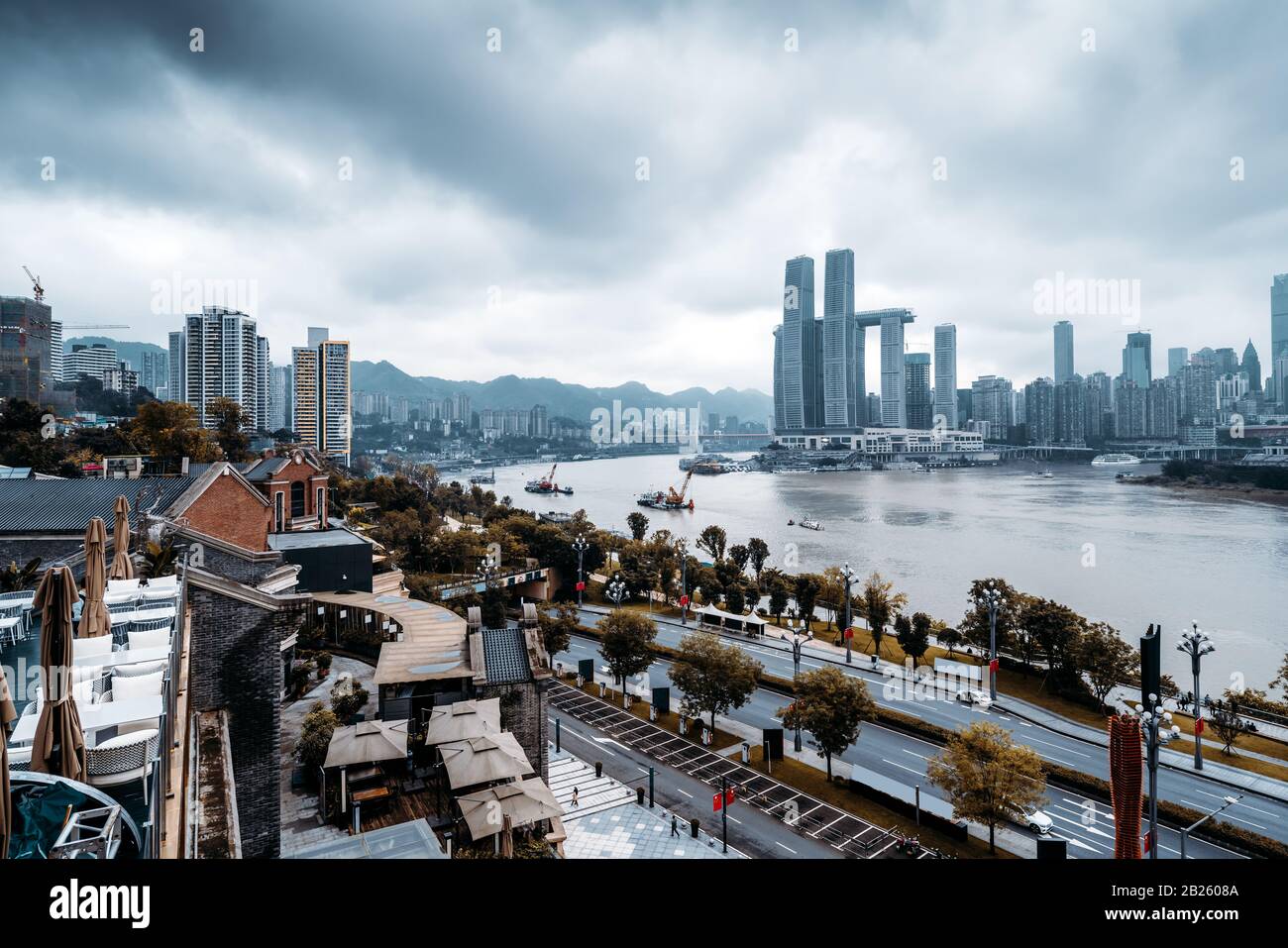 Rail track birds eye view hi-res stock photography and images - Alamy