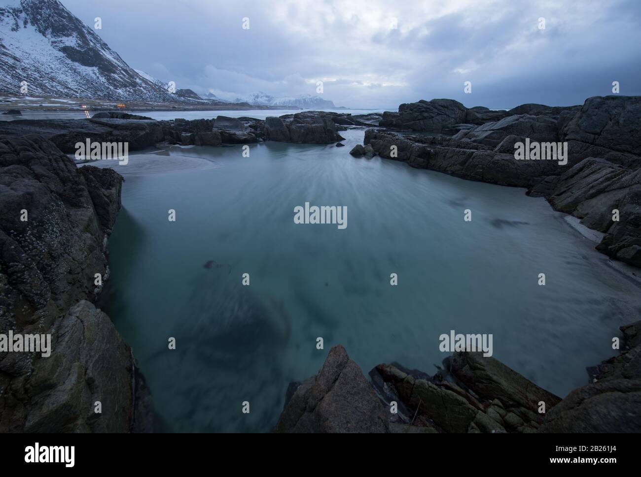 Lofoten islands. Beautiful Norway spring landscape view Stock Photo - Alamy