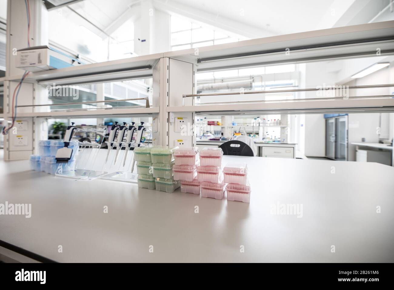 BEIJING, CHINA - JUNE 03, 2019: Modern drug manufacturing laboratory ...