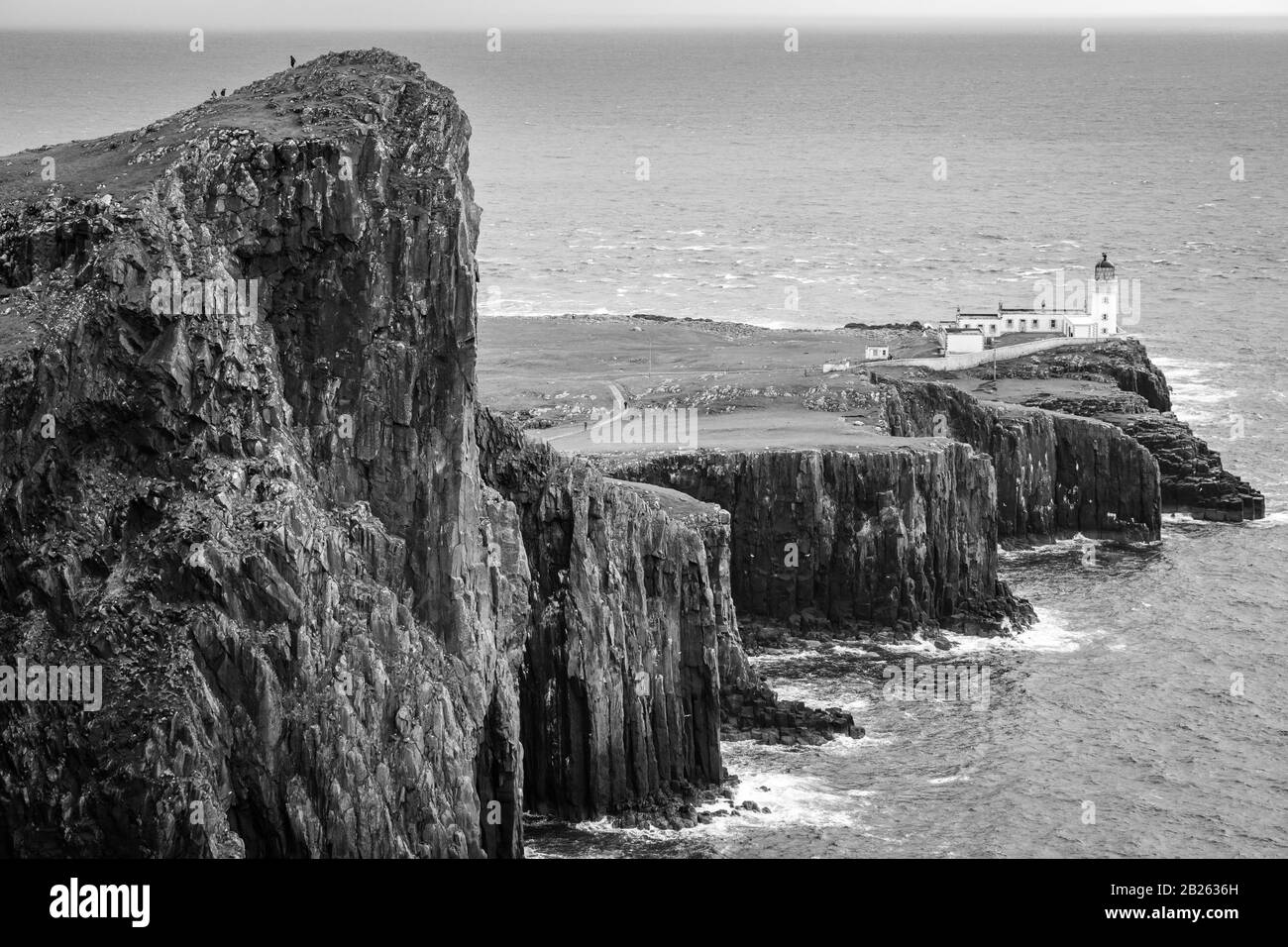 Green point lighthouse in Black and White Stock Photos & Images - Alamy