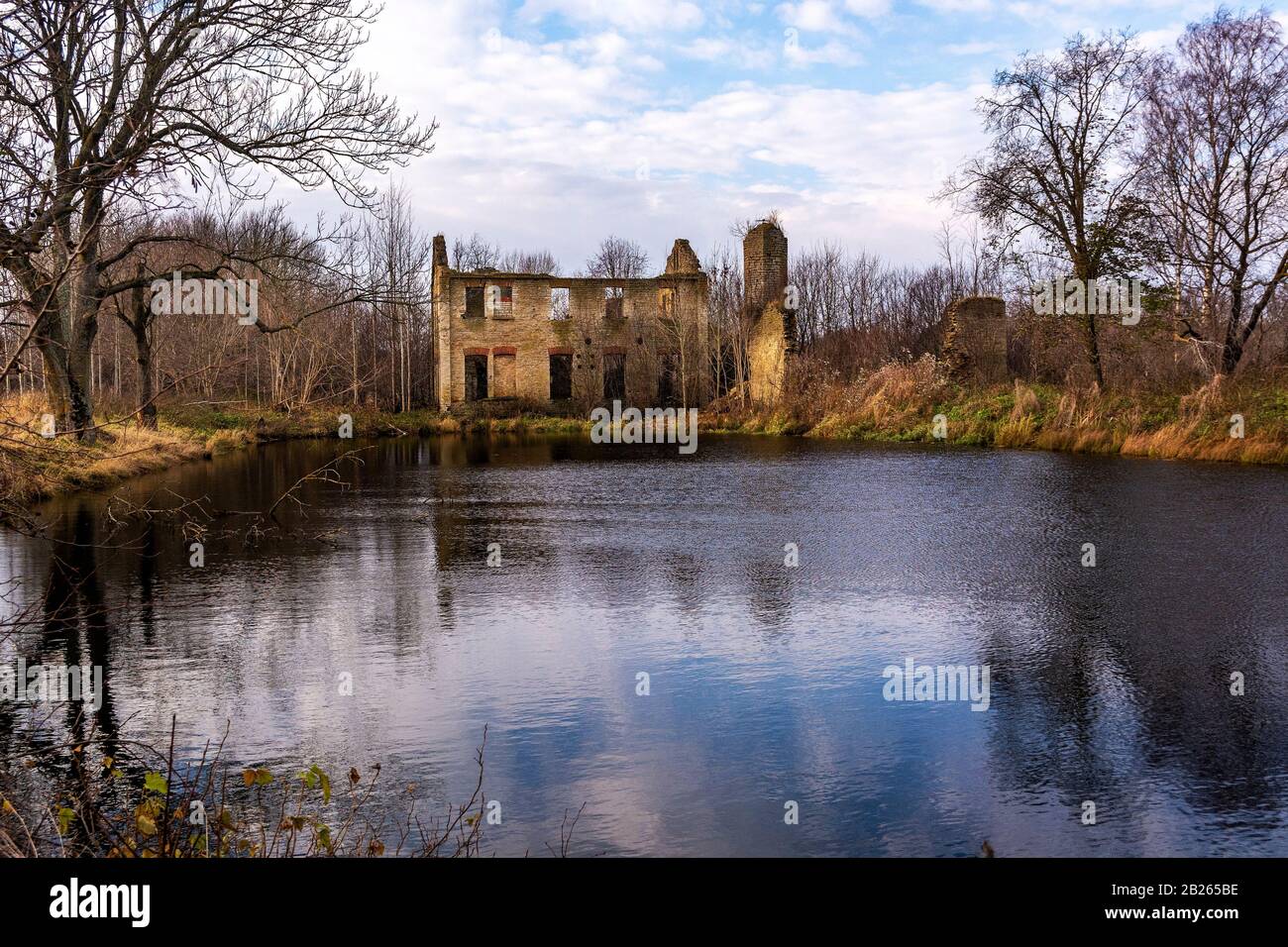The ruins of the distillery Stock Photo - Alamy