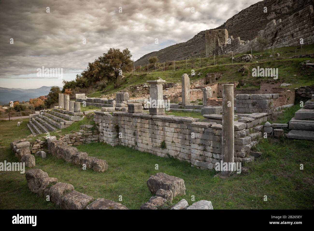 Ancient Messina Ruins In Ancient City Of Messina, Messinia,