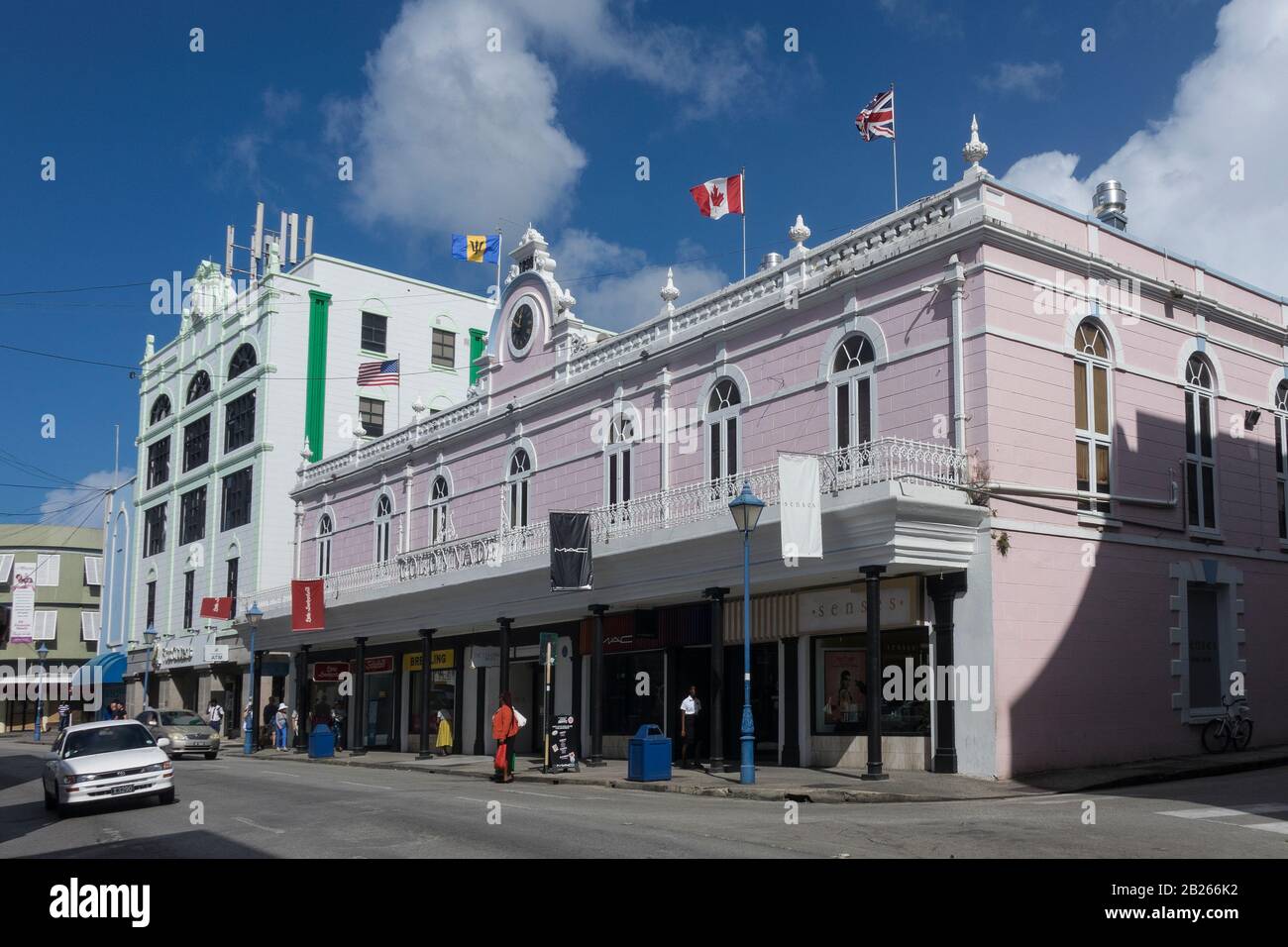 Barbados, Bridgetown, street scene Stock Photo - Alamy
