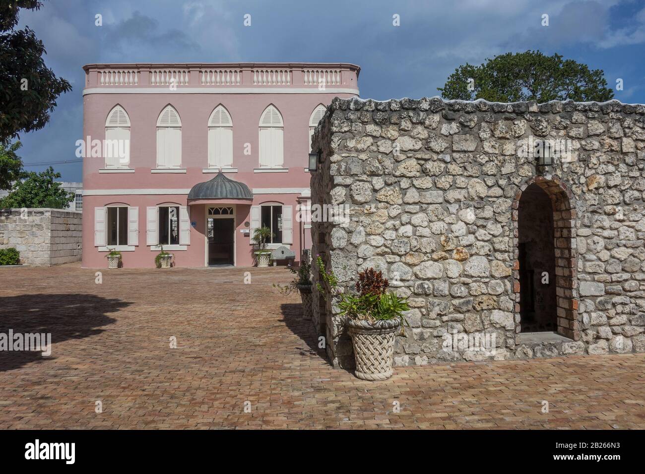 Barbados, Bridgetown, Synagogue & Mikvah Stock Photo - Alamy