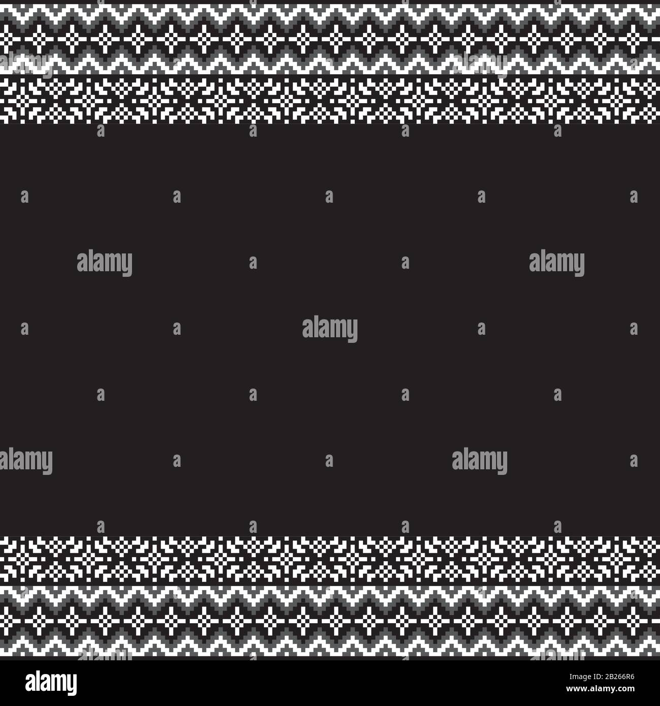 This is a Christmas fair isle border template suitable for backgrounds ...