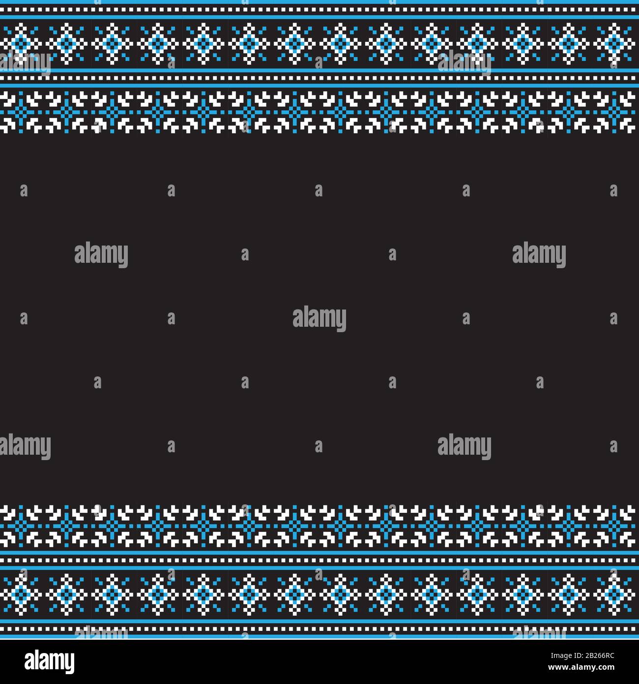 This is a Christmas fair isle border template suitable for backgrounds ...