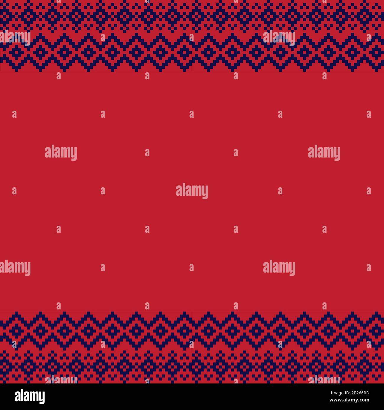 This is a Christmas fair isle border template suitable for backgrounds ...