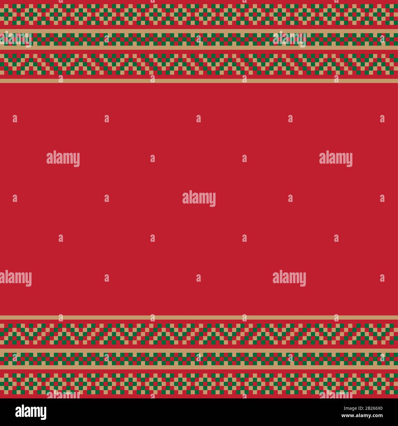 This is a Christmas fair isle border template suitable for backgrounds ...