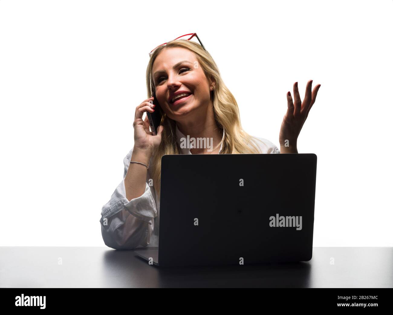 Work talking hi-res stock photography and images - Alamy