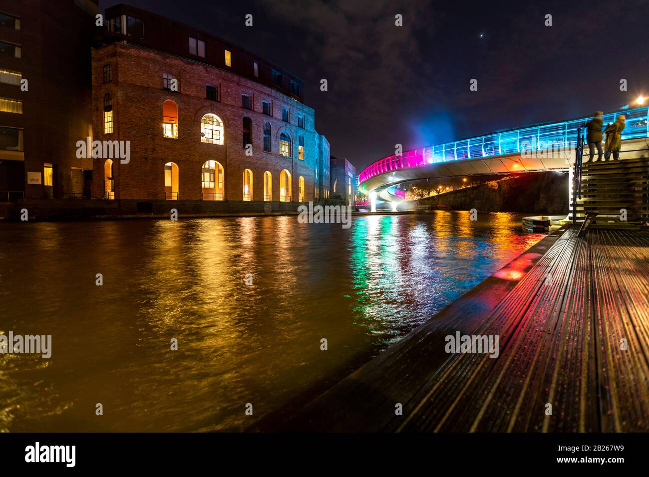 A city lights up for Bristol Light Festival. Families poured into the ...