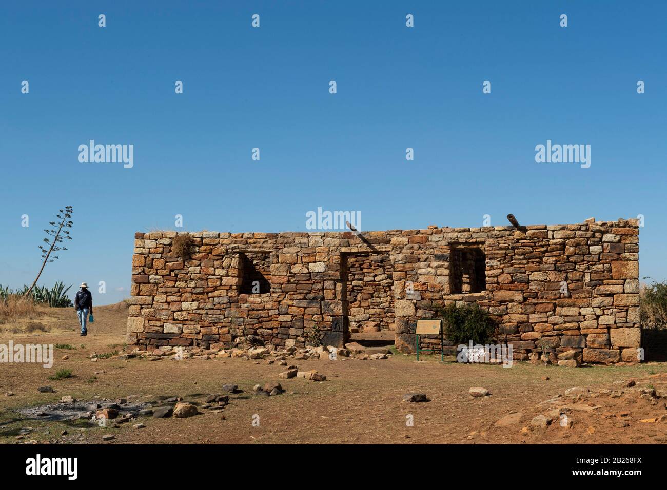 Moshoeshoe's house, Thaba Bosiu, stronghold of Moshoeshoe the Great in ...