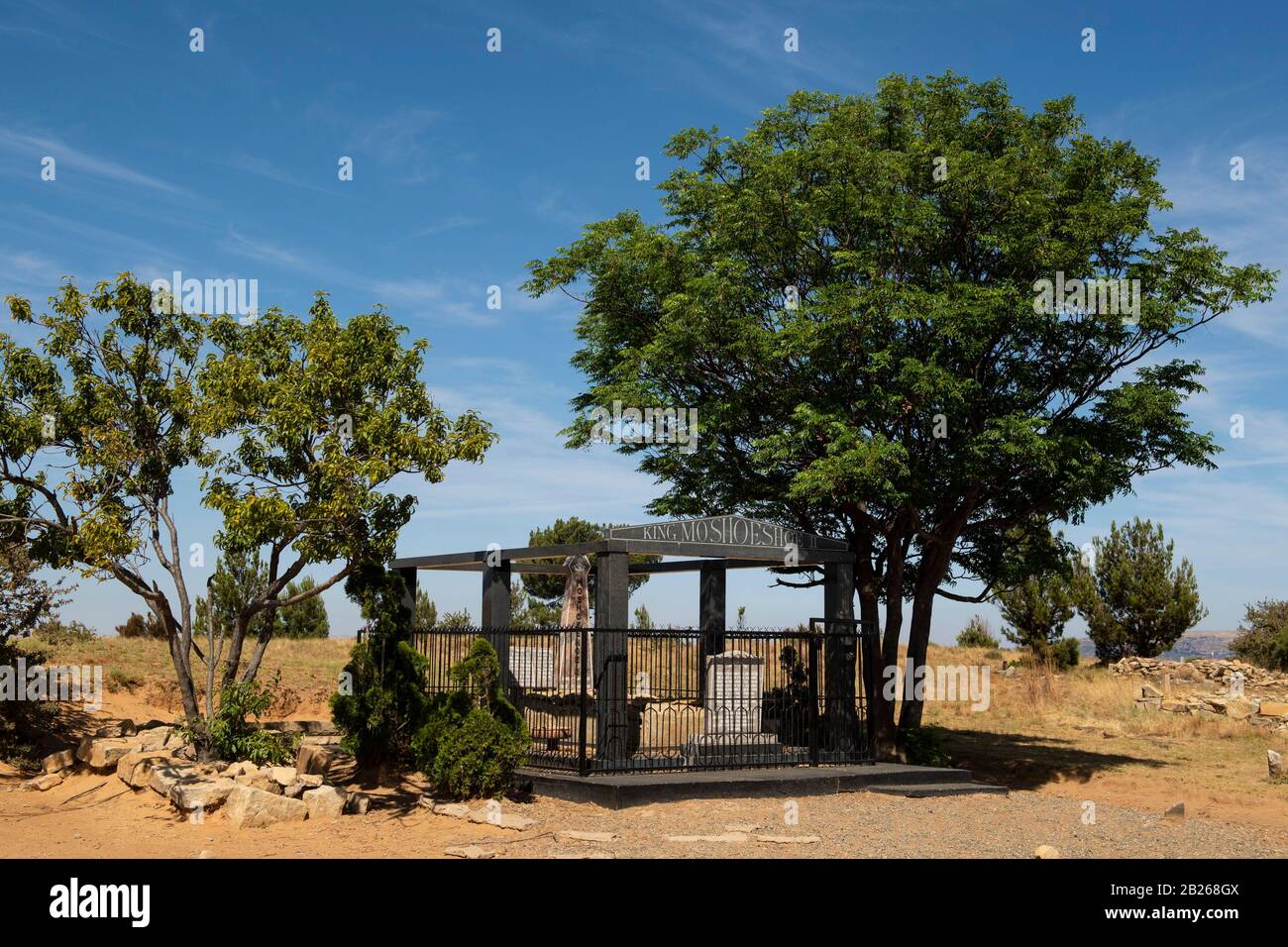 King Moshoeshoe II tomb, Thaba Bosiu, historical stronghold of ...