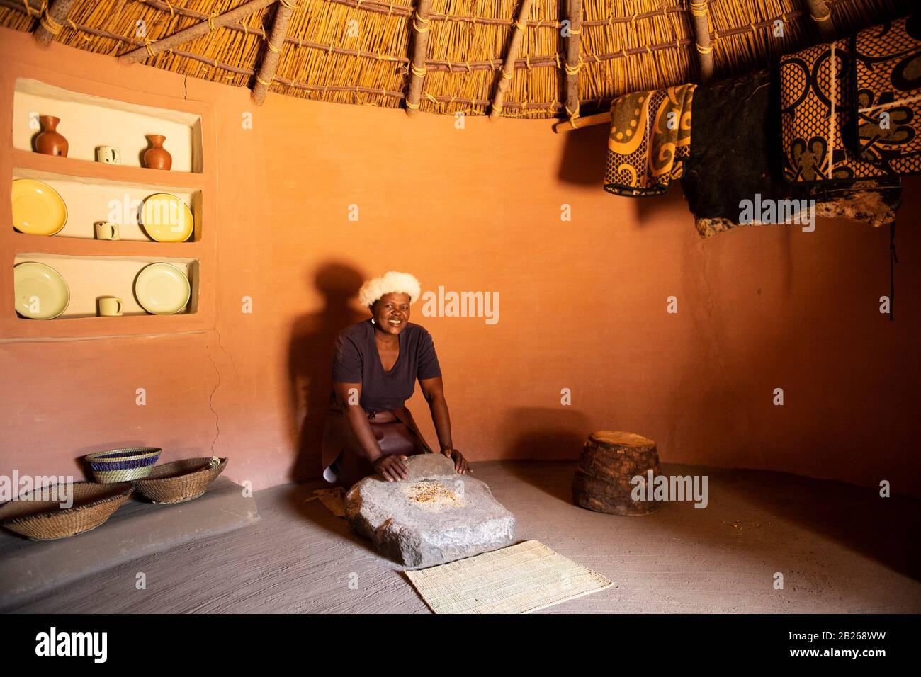 Thaba bosiu cultural village hi-res stock photography and images - Alamy