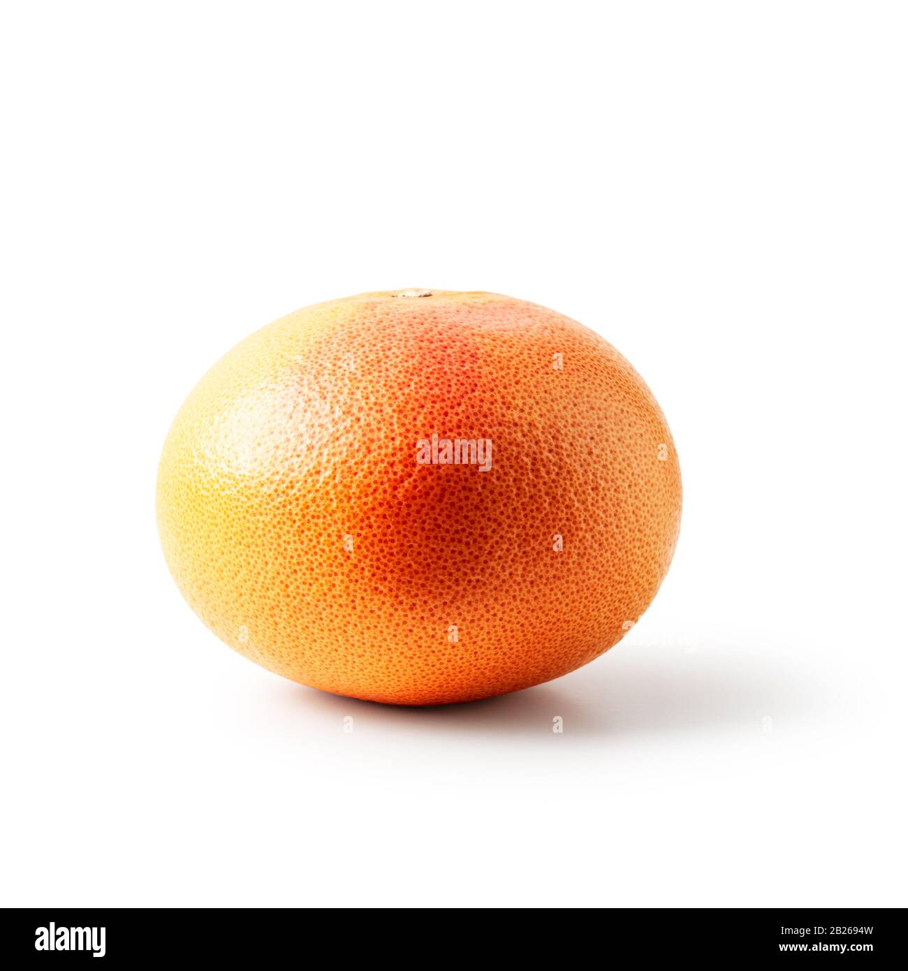 Fresh grapefruit citrus fruit. Single object isolated on white ...