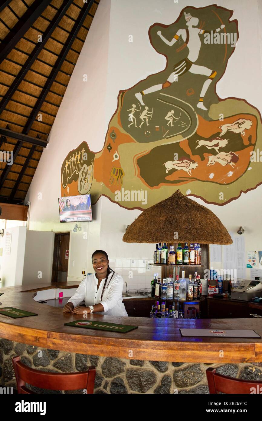 bar, Molimo Nthuse lodge, Lesotho Stock Photo - Alamy