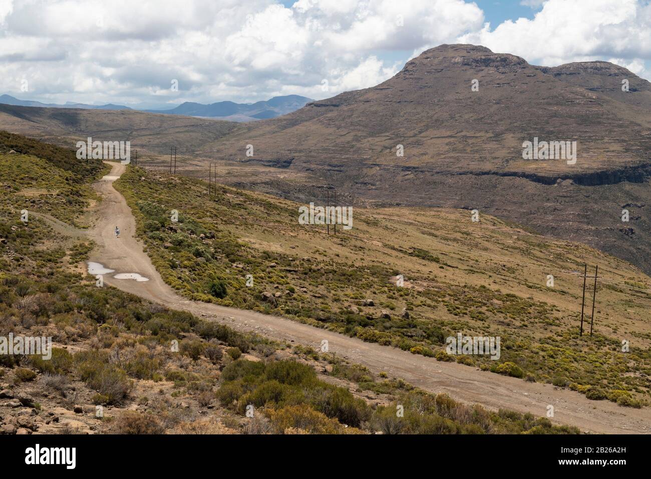 Lekhalo La Thaba Putsoa, Blue Mountain Pass, Lesotho Stock Photo - Alamy