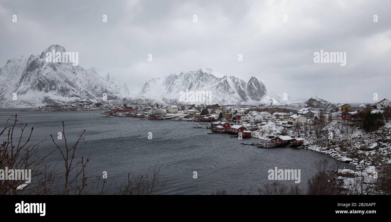 Lofoten islands. Beautiful Norway spring landscape view Stock Photo - Alamy