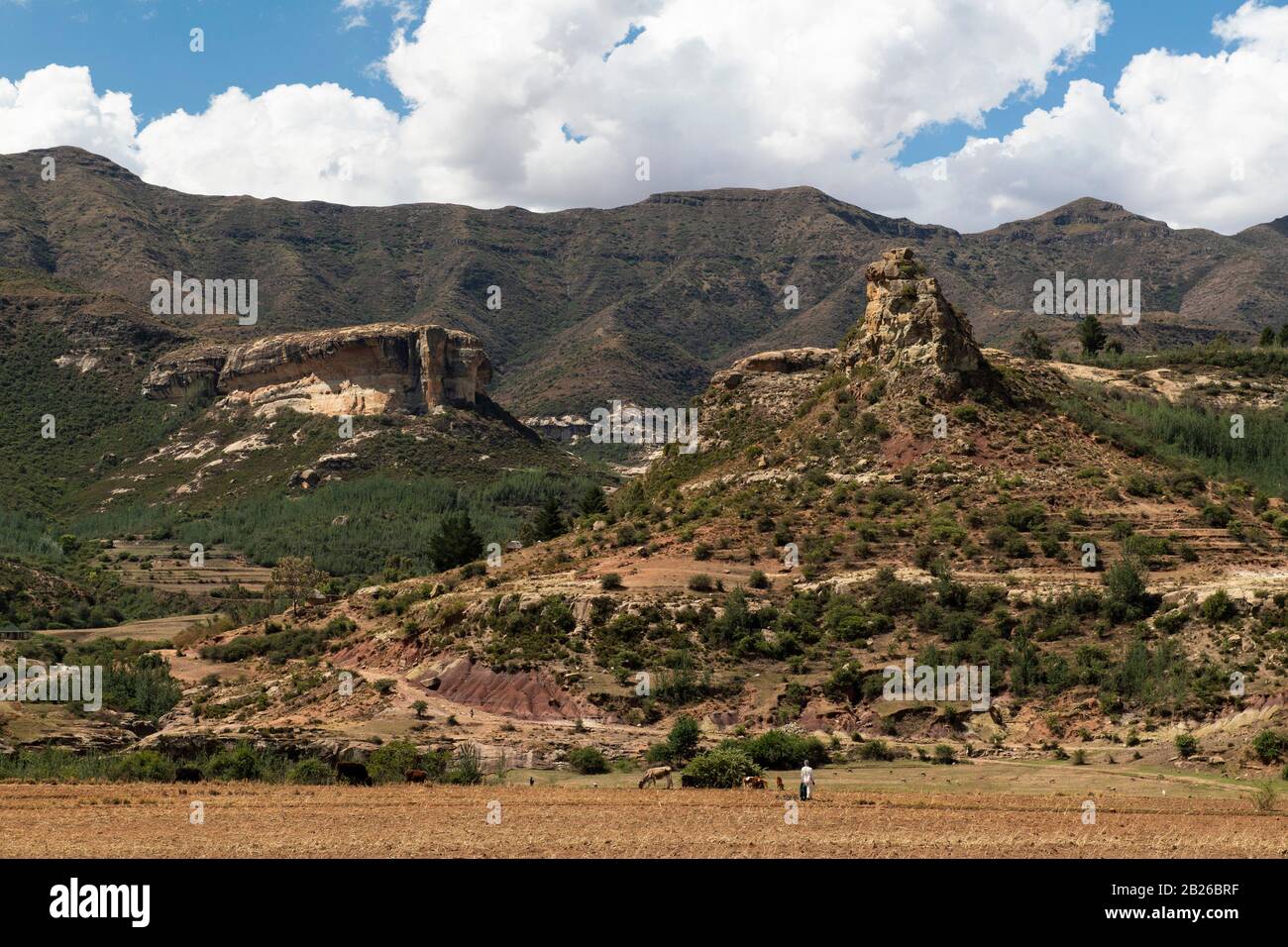 Scenery outside Ts'ehlanyane National Park, Lesotho Stock Photo - Alamy