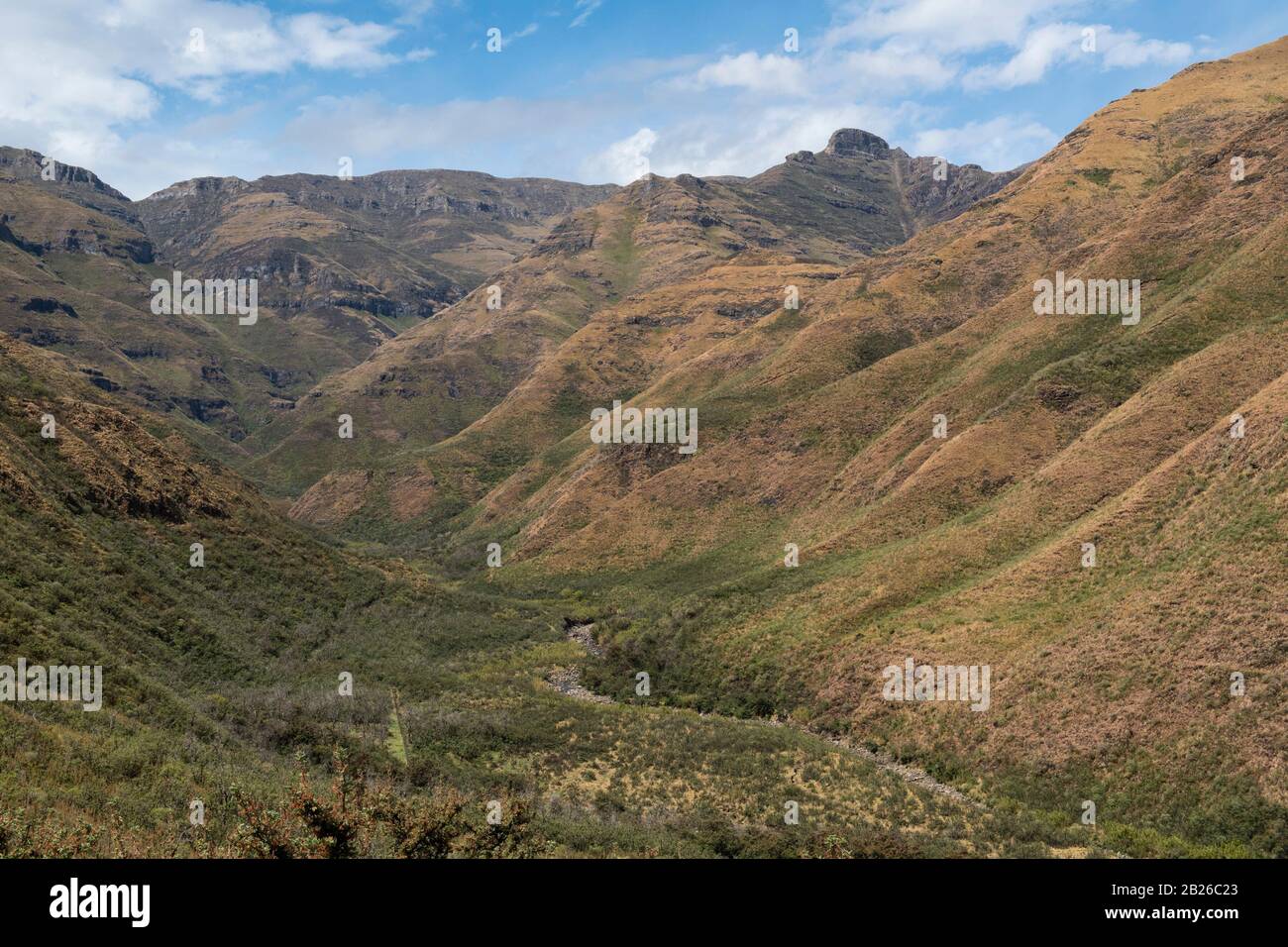 Mountain scenery, Ts'ehlanyane National Park, Lesotho Stock Photo - Alamy