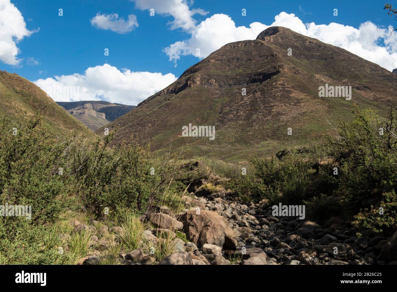 Mountain scenery, Ts'ehlanyane National Park, Lesotho Stock Photo - Alamy