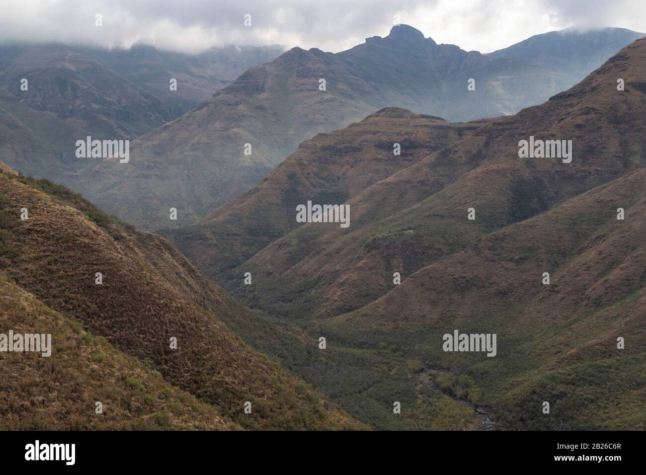 Mountain scenery, Ts'ehlanyane National Park, Lesotho Stock Photo - Alamy