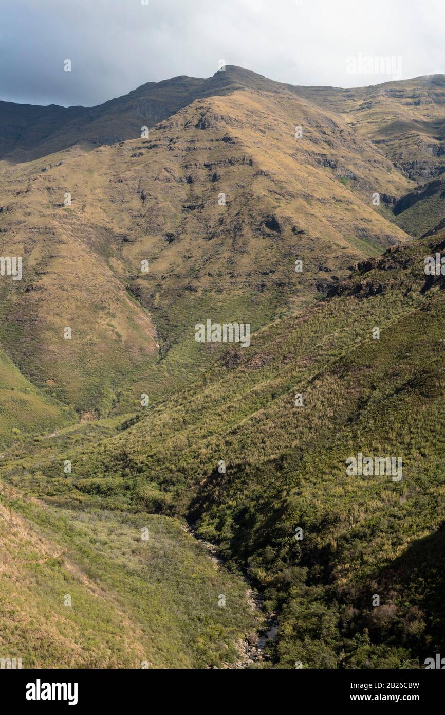 Mountain scenery, Ts'ehlanyane National Park, Lesotho Stock Photo - Alamy